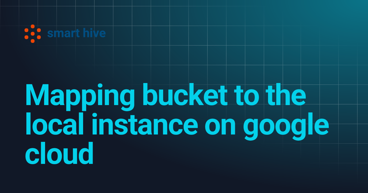 Mapping bucket to the local instance on google cloud | google cloud